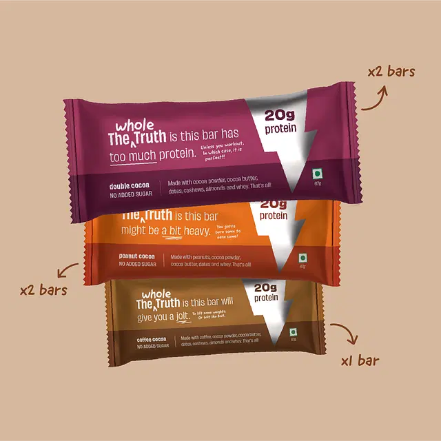 All in One - Protein Bars Pro - Box of 5 - The Whole Truth Foods