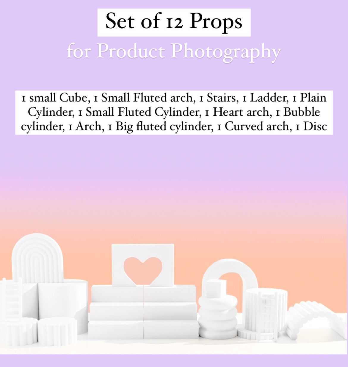 Essential Prop Set For Product Photography - Prism Props