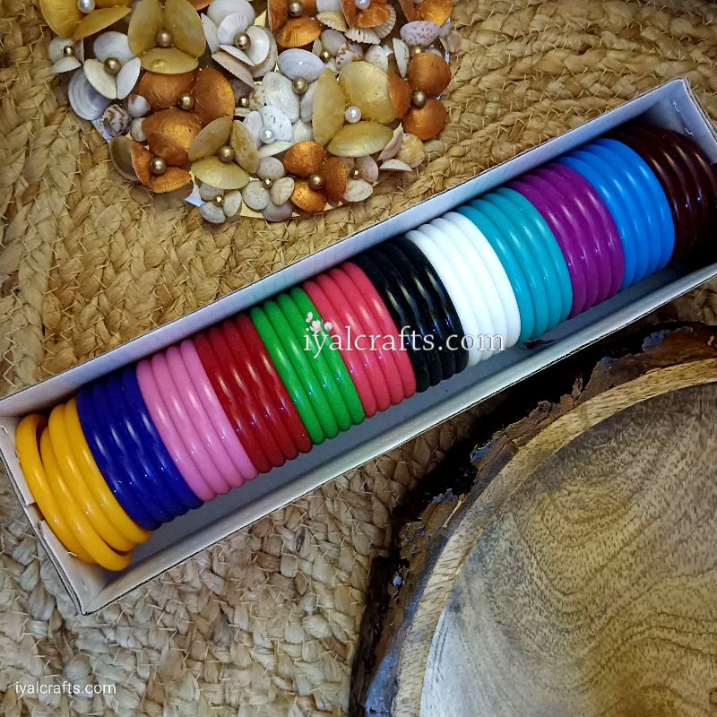 Kids Round 4 Cut Bangles pair - Iyal Crafts