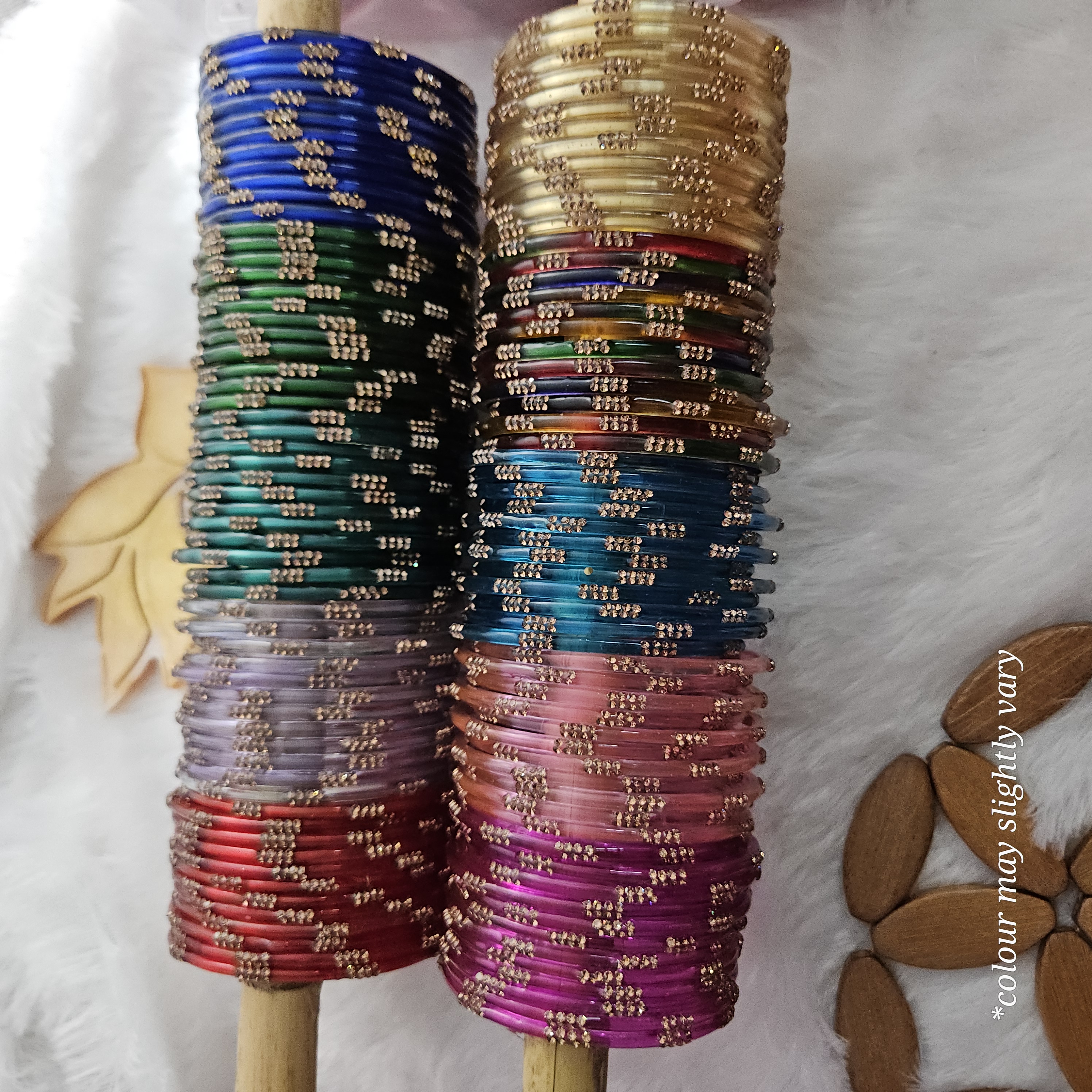 Starlight glass bangles - Iyal Crafts