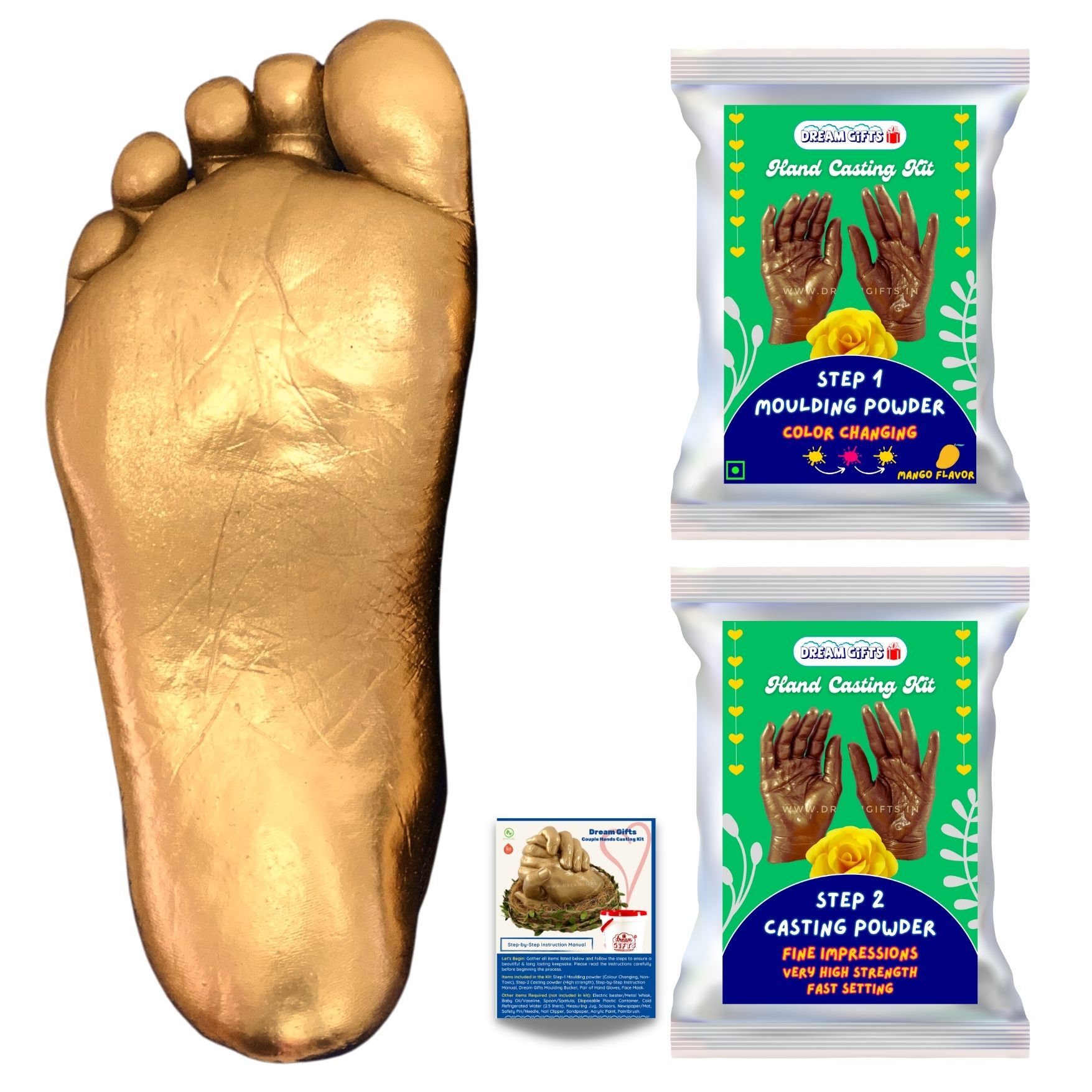 Adult 1 Foot 3D Casting Kit - Dream Gifts