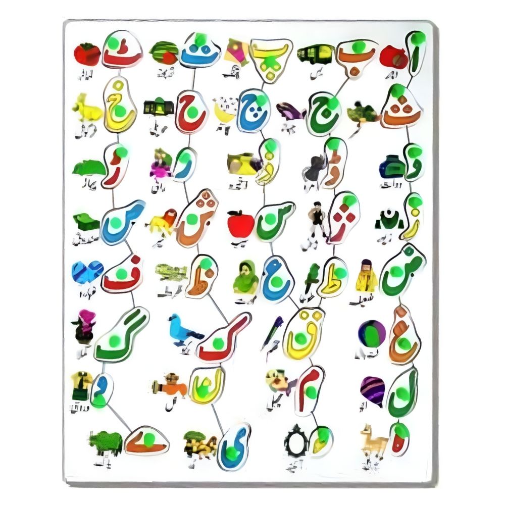 Urdu Alphabet Match Puzzle - Chotan.in (A Product of KickMark India)