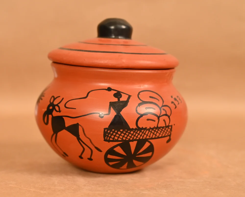 Curd Pot Cart 650ml - HeartFul Craft