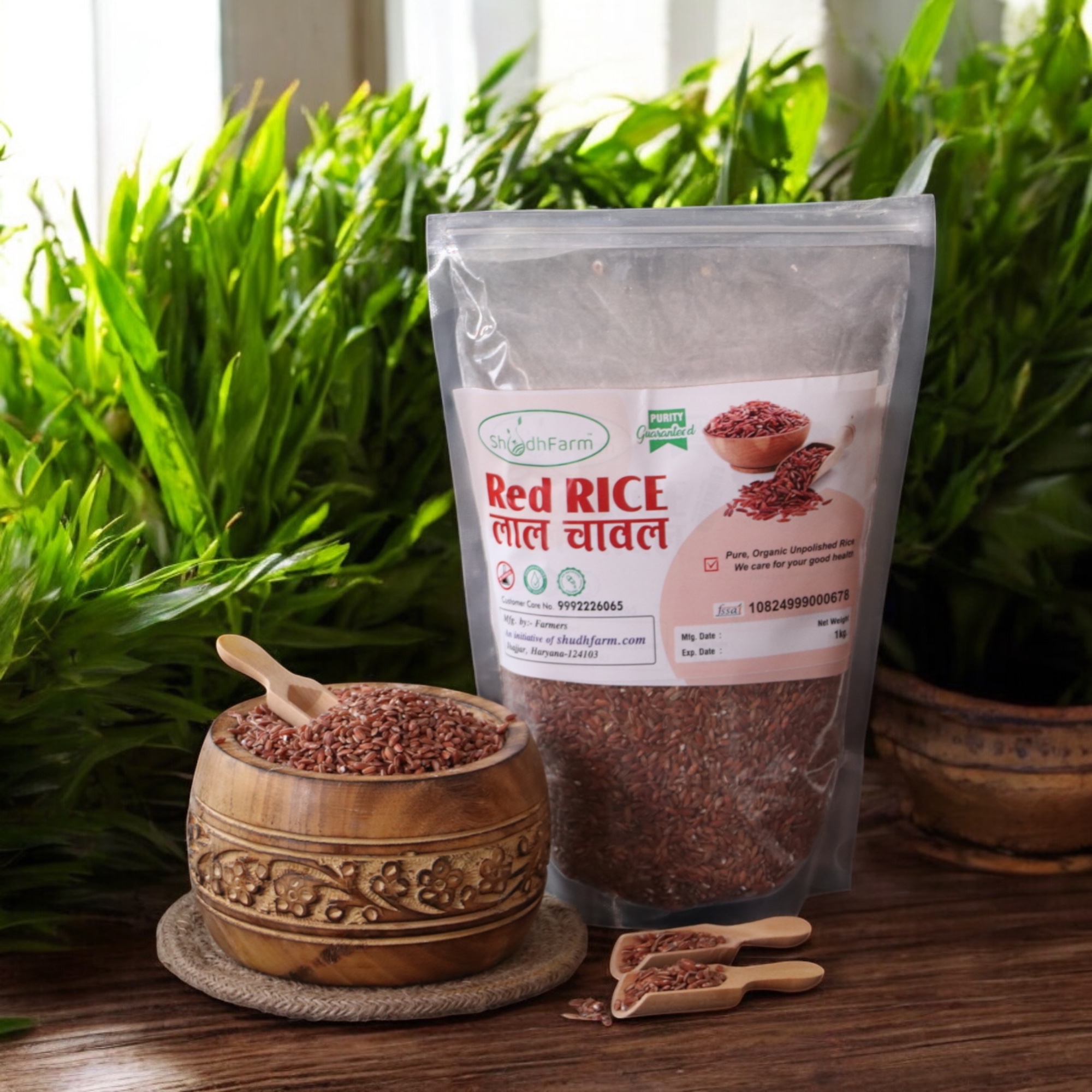 Organic Red Rice | Antioxidant-Rich Whole Grain | High Fiber & Energy ...