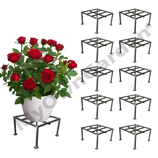 Iron Square Stand 10x10 inches ( 10"x10" ) - Pack of 10 - MyOwnGarden ...