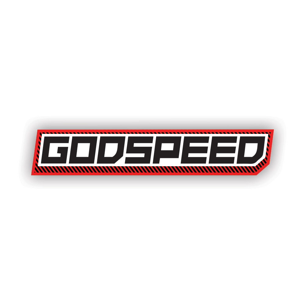 Godspeed - Premium Quality Stickers for All Surfaces
