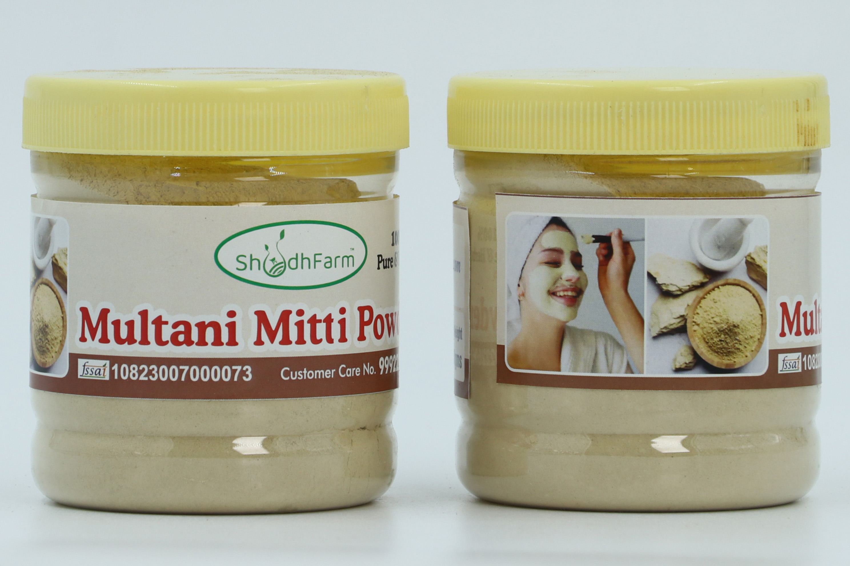 Multani Mitti Powder (pack of 2) (200 Gram each) - Shudh Farm ...