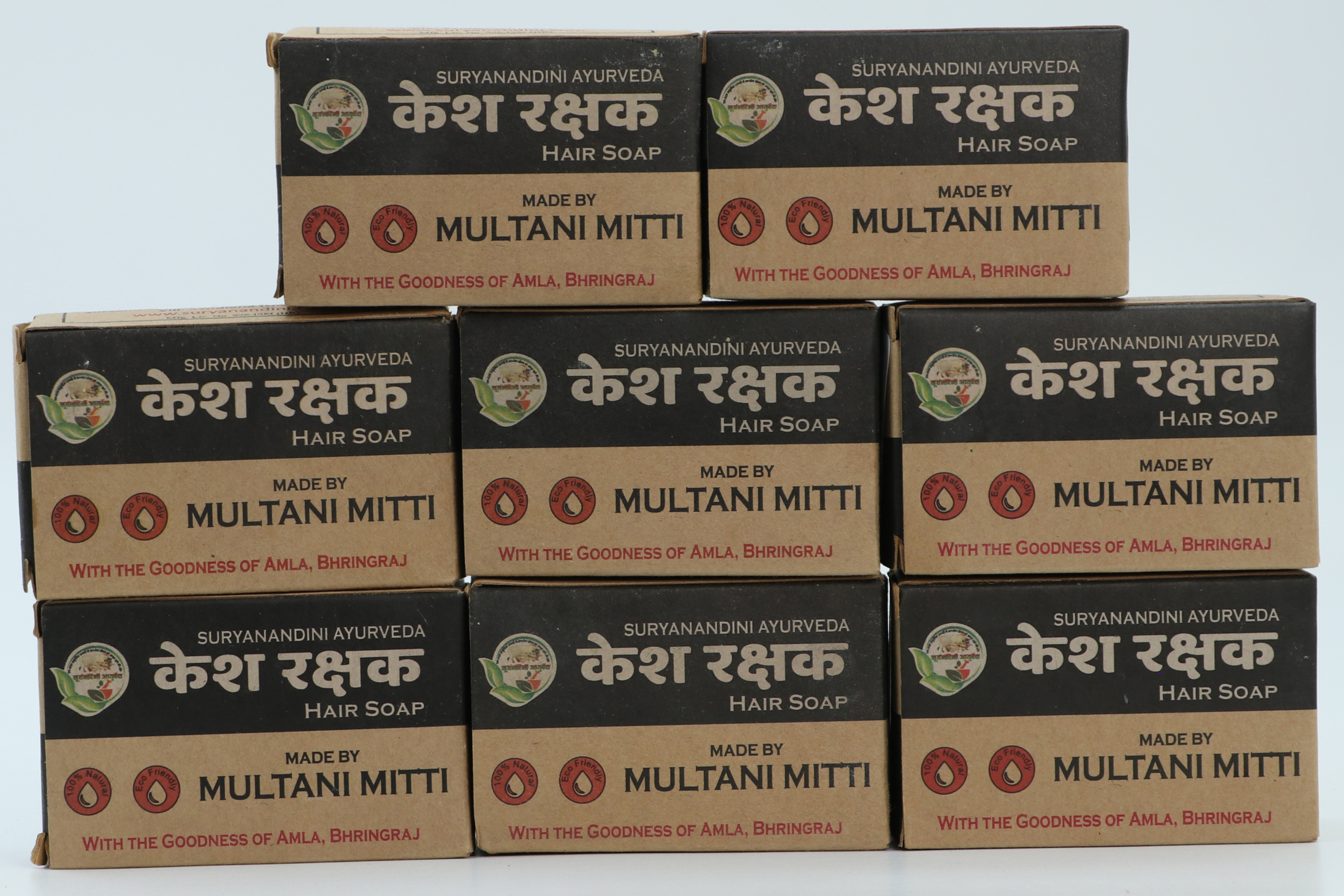 Multani Mitti Soap (Pack of 8 Hair Soaps) - Shudh Farm (Prakritikshala ...