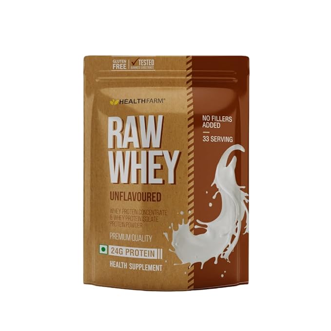 Buy HealthFarm Whey Protein - Raw Concentrate & Isolate