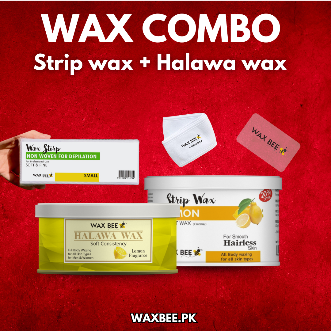 1 Strip Wax + 1 Halawa Wax Combo offer with free applicator and Free ...
