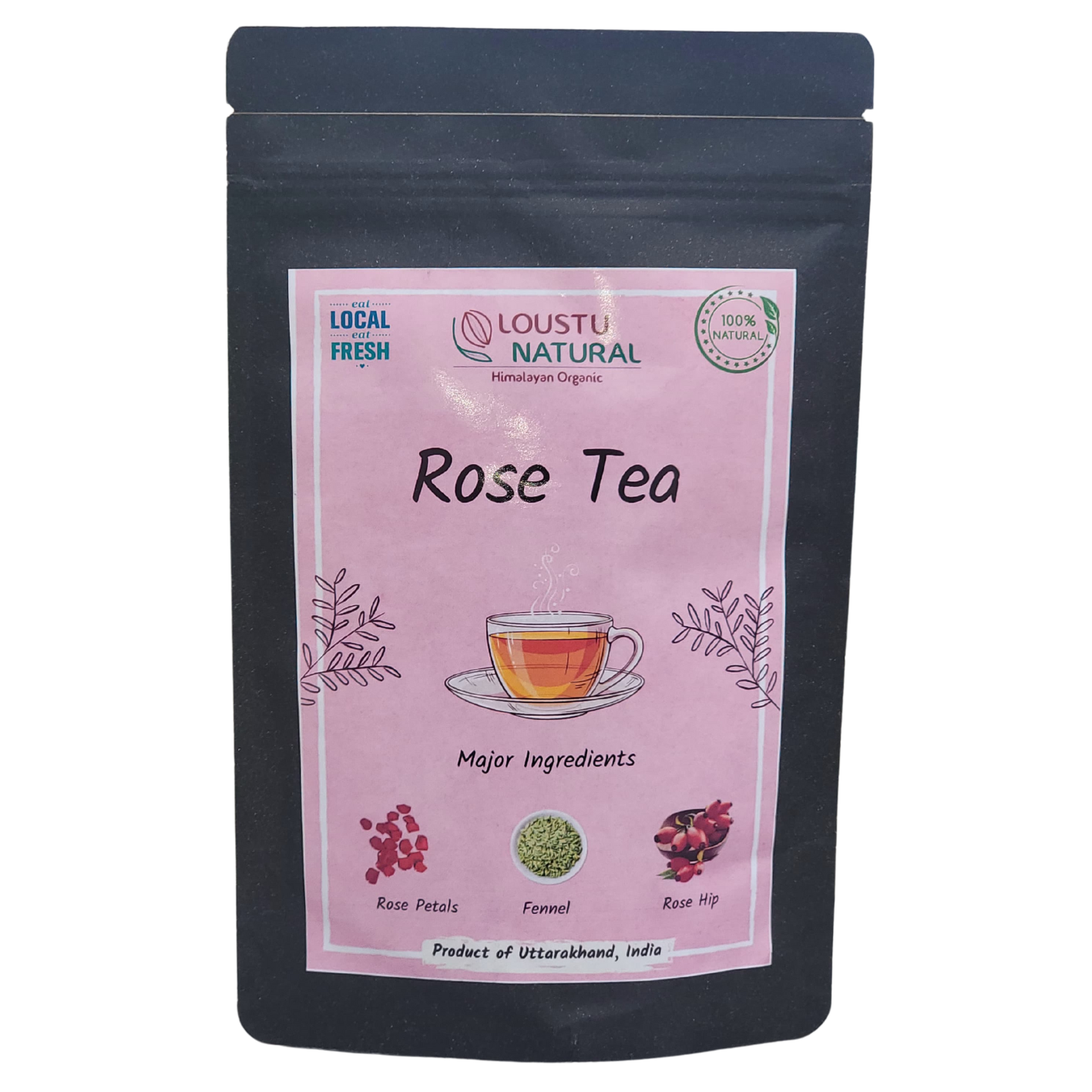 Rose Tea | 100% Organic | Premium Quality | - Loustu Natural
