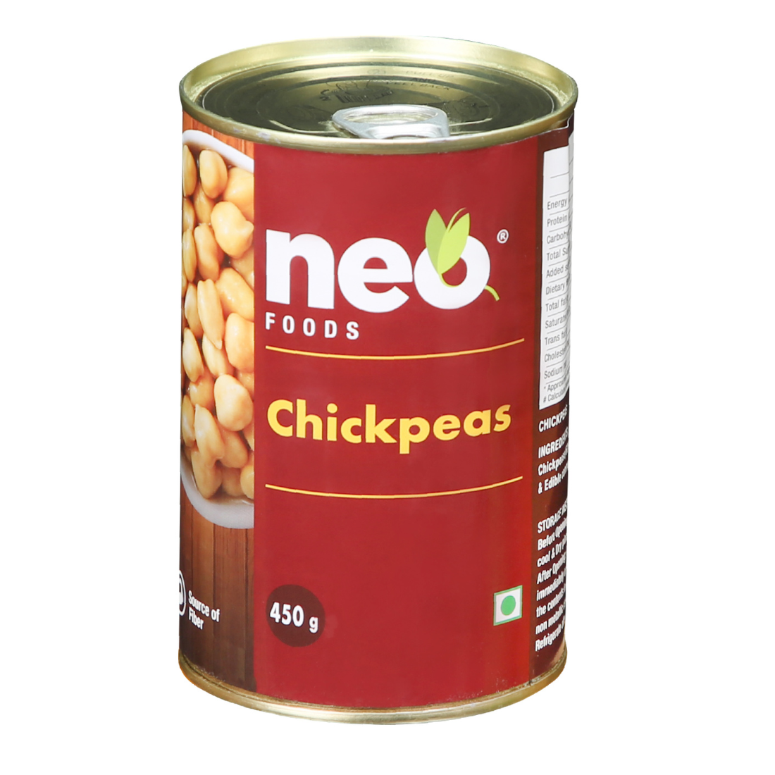 Neo Boiled Chick Peas Can 450g - Neo Foods
