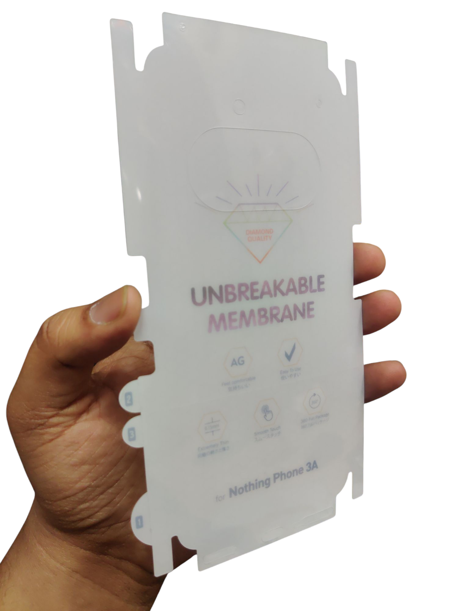 Nothing Phone 3A Matte Finish Back Protector Guard