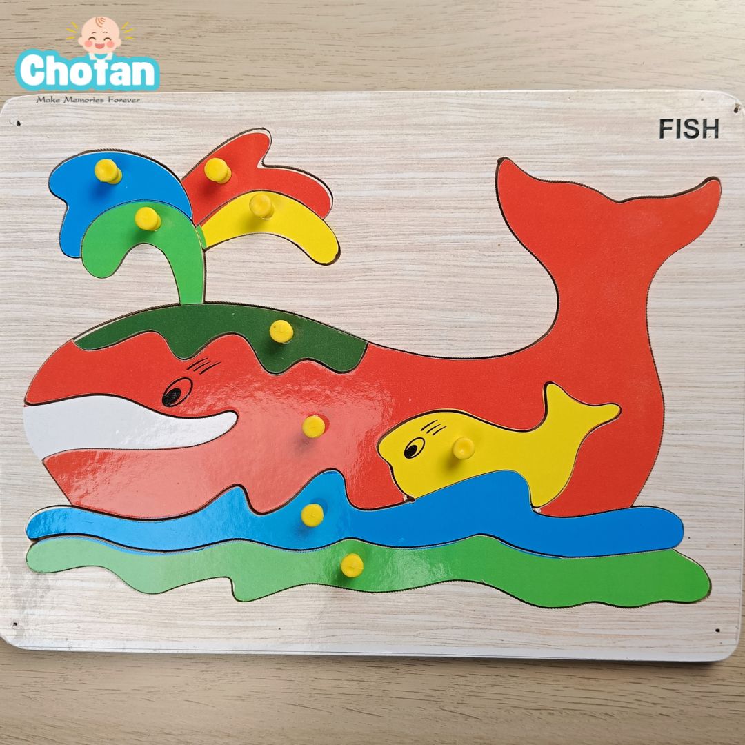 wooden Fish Puzzle - Chotan.in (A Product of KickMark India)