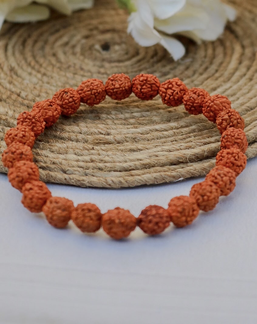 Rudraksha Bracelet 8mm ⭐️⭐️⭐️⭐️⭐️ (29 reviews) - Pushkar Gems