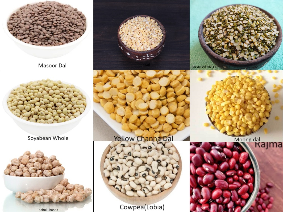 Organic Pulses/Dal Combo Pack (7.5 kg) - Shudh Farm (Prakritikshala ...