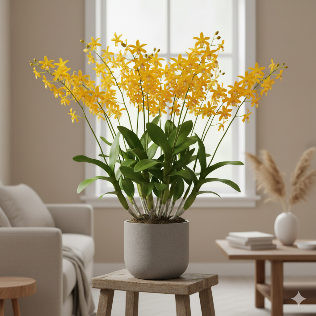 Dendrobium Ceasar Green x Canary Gold #188 | Shop Now