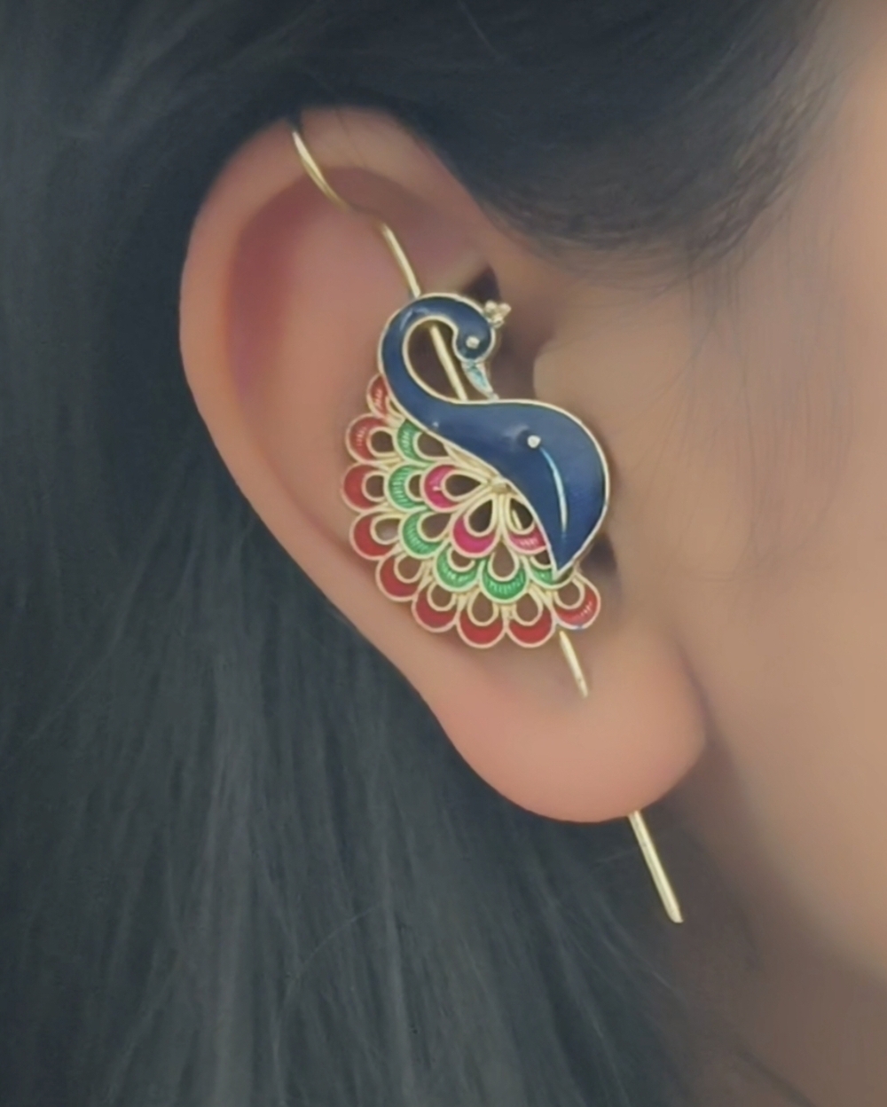 Moyna Needle Earcuff - Naira Collections