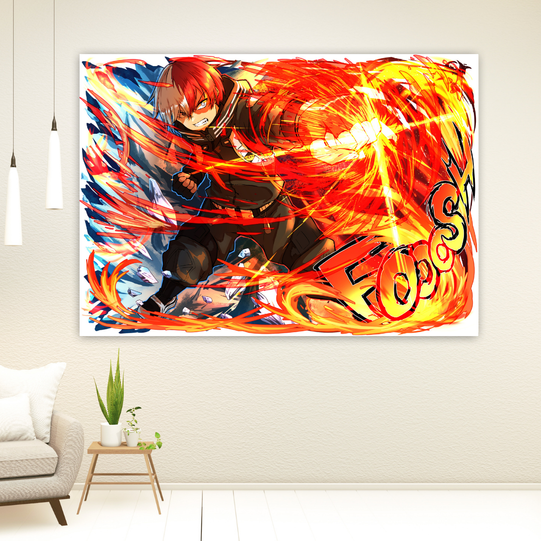 Shoto Todoroki (My Hero Academia) - Poster - Respite Paradise