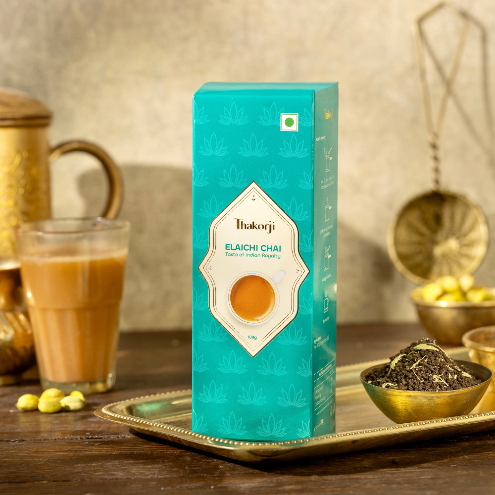 Elaichi Chai Taste of Indian Royalty 100 gms pack - Thakorji The Masala ...