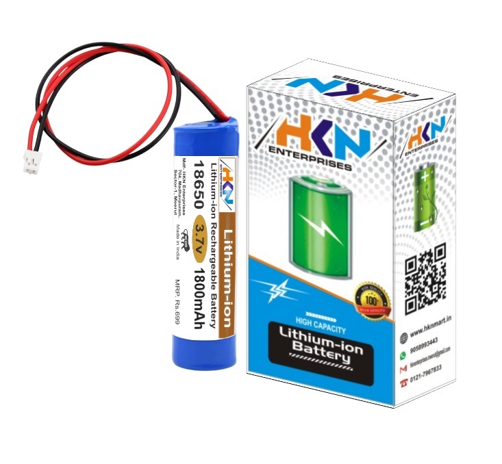 3.7v 1800mah 18650 Li-ion Battery Pack with BMS