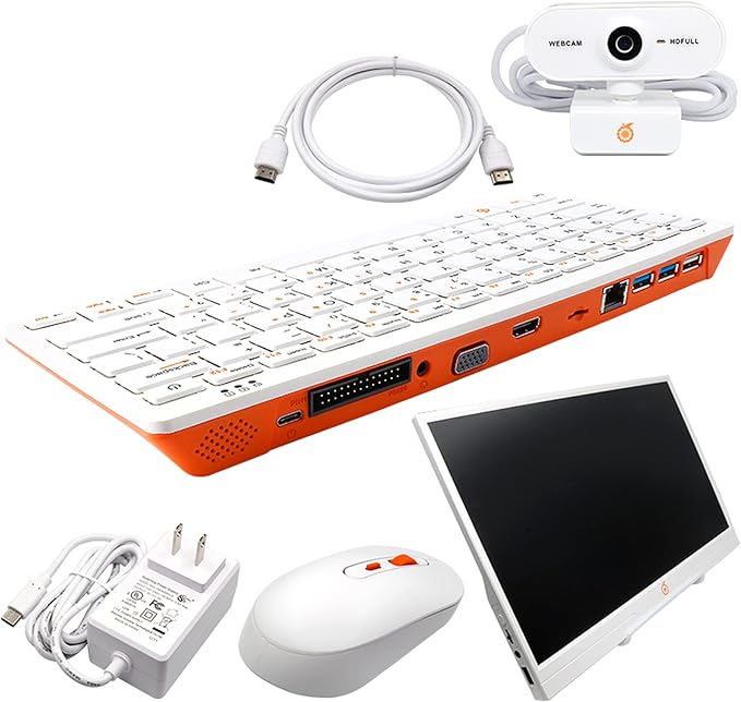 Orange Pi 800 Kit (Orange Pi 800 4GB RAM 64 GB EMMC+5V4A Type-C Power ...