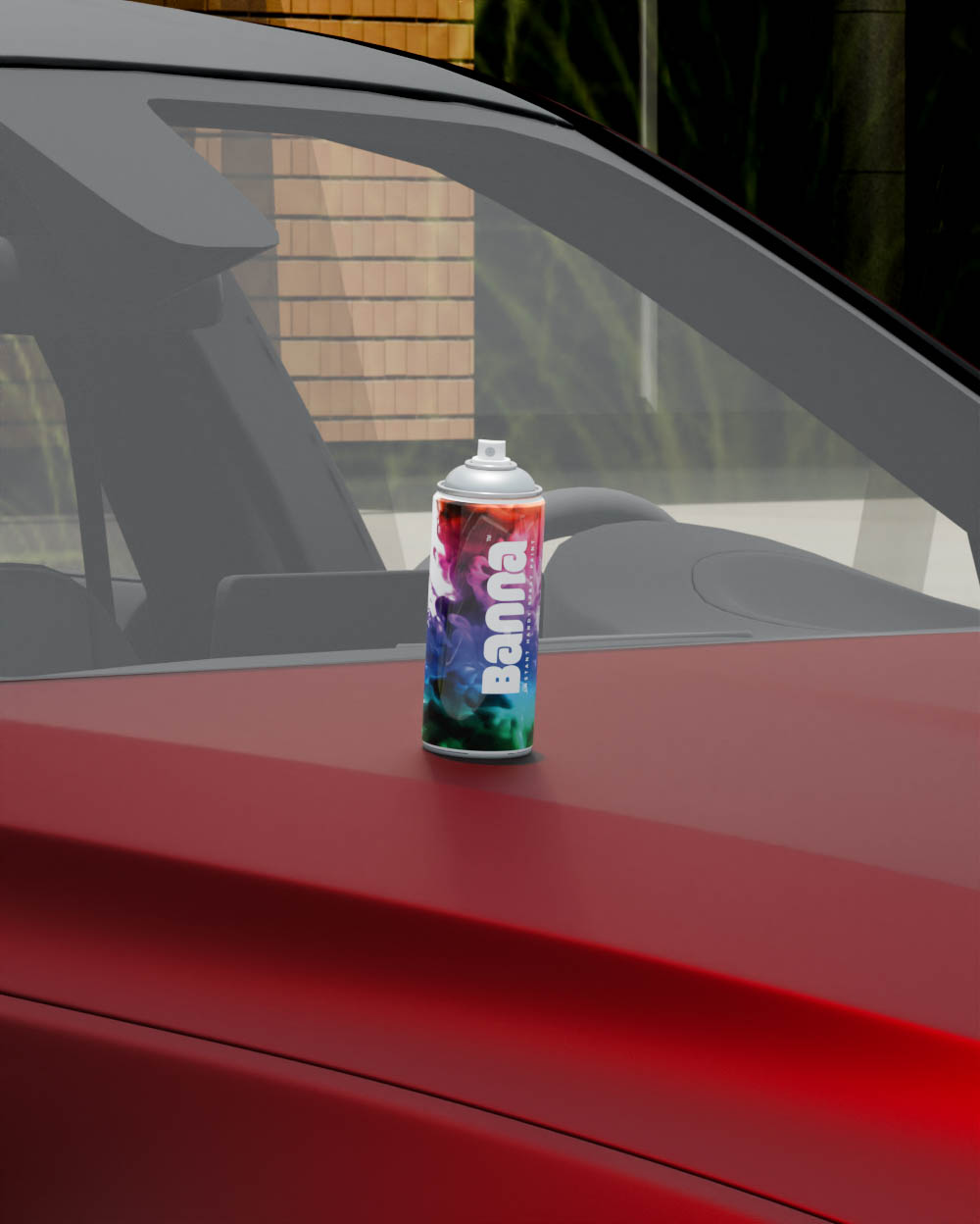 Garnet Red Automotive Spray Paint for Hyundai - Banna Aerosol
