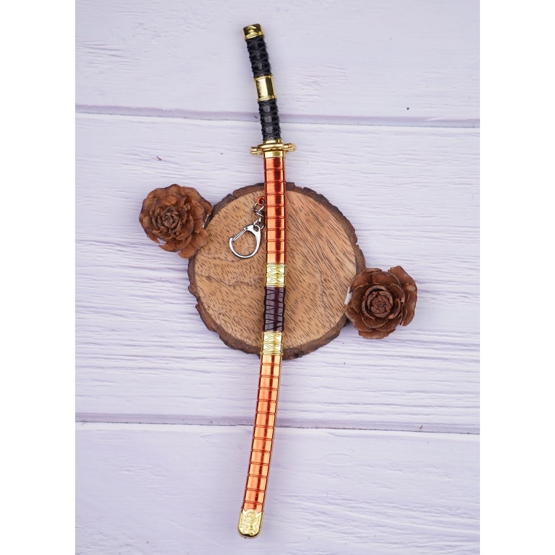 One Piece anime Zoro Sandai Kitetsu Katana Keychain [28 cm] - WHOLESY