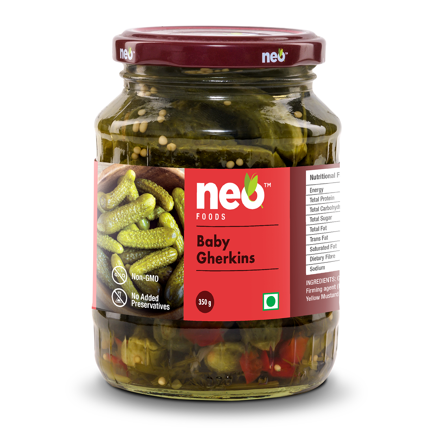 Neo Baby Gherkins 350g
