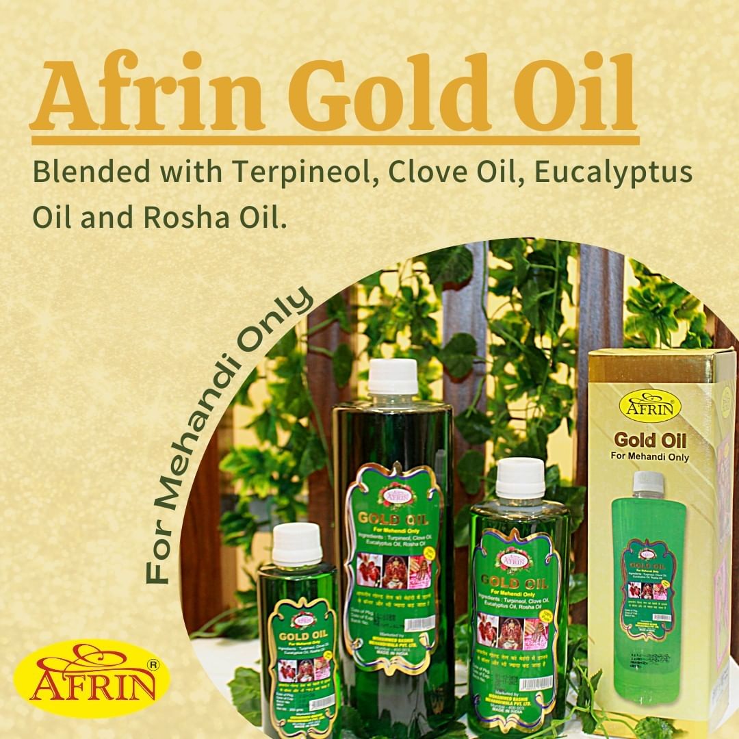 Gold Oil - Afrin Herbal Mehandi