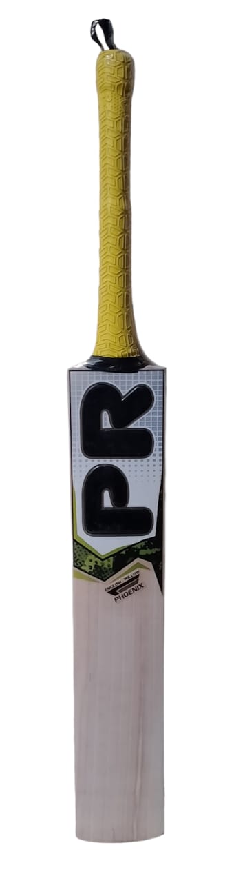 PR Phoenix English Willow Cricket Bat (Short Handle) - Three Wickets
