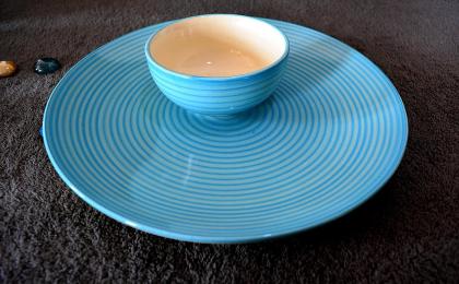 Sky Blue Dinner Set - ZAIPHAL CERAMICS