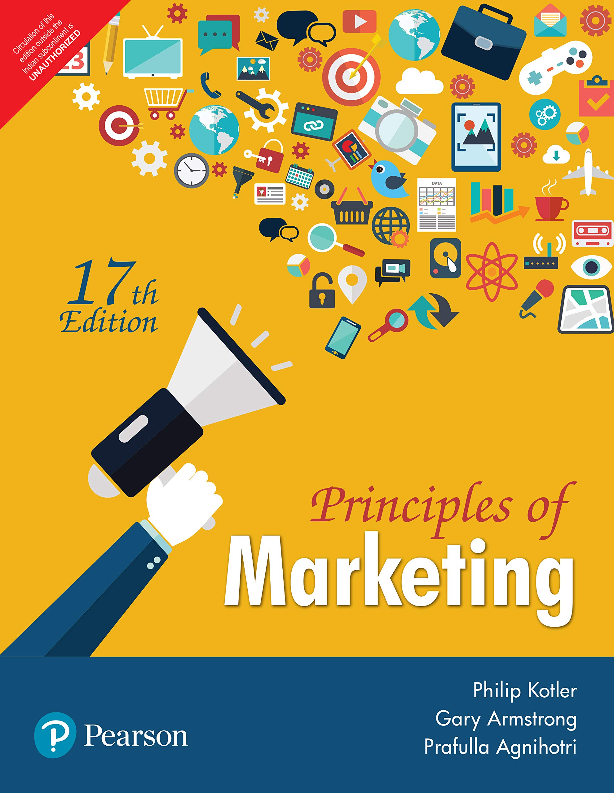 Principles of Marketing book by kotler. 9789352865611