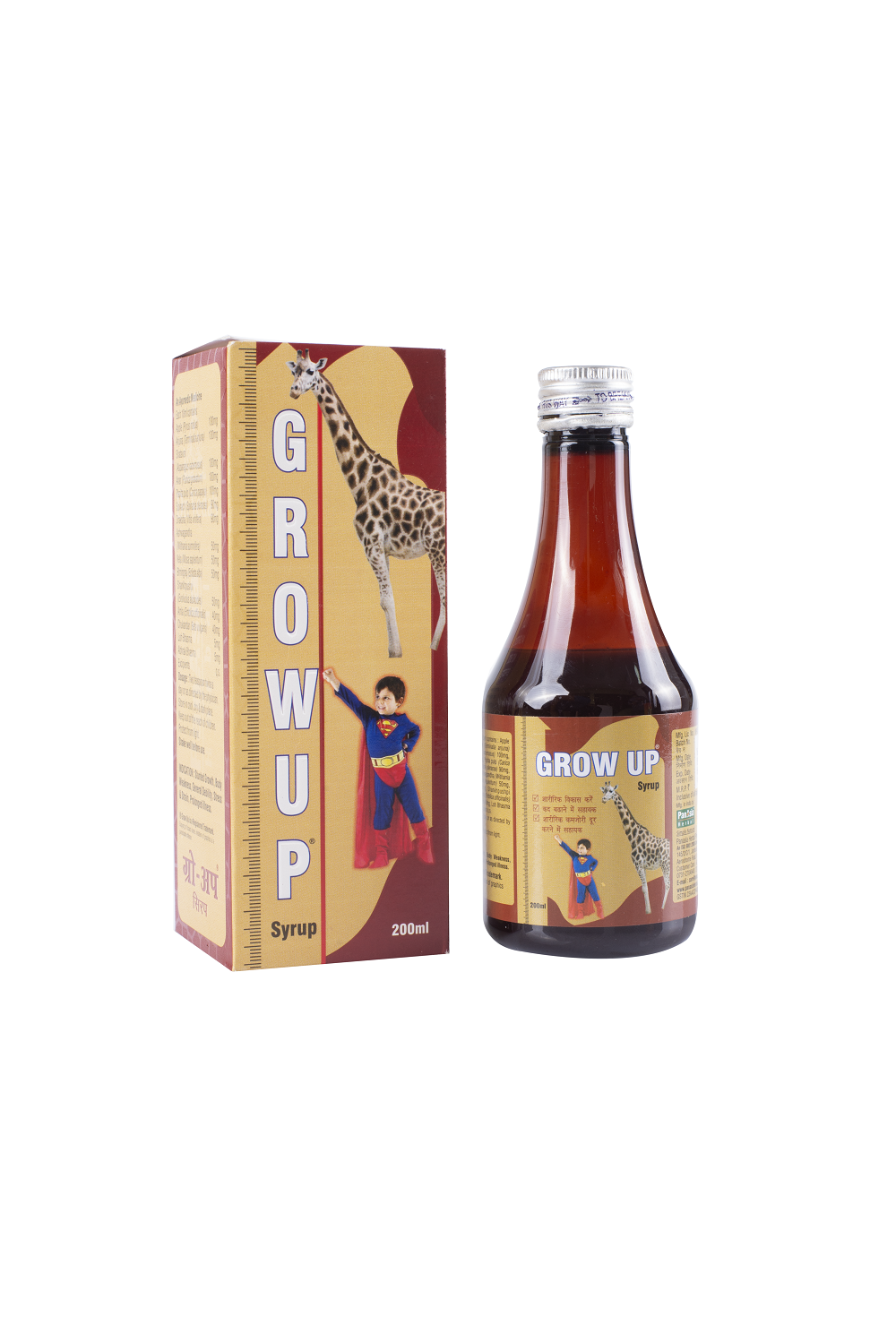 Dr. Veda's Grow Up Kids Syrup Ayurvedic 200ml - Pack Of 3 - PANASIA ...