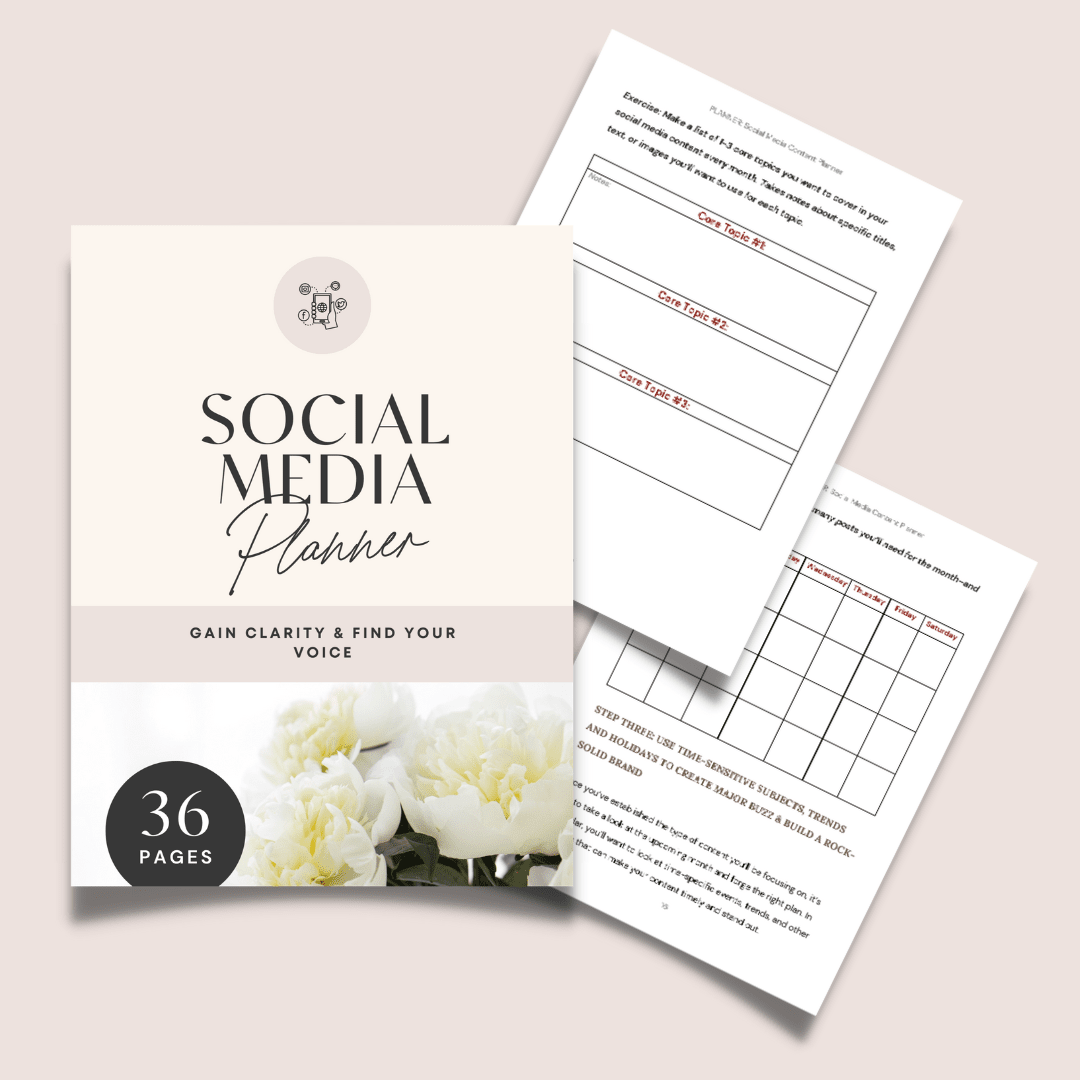 Social Media Content Planner - Organize Your Posts
