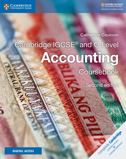 Cambridge Igcse And O Level Accounting Coursebook Second Edition