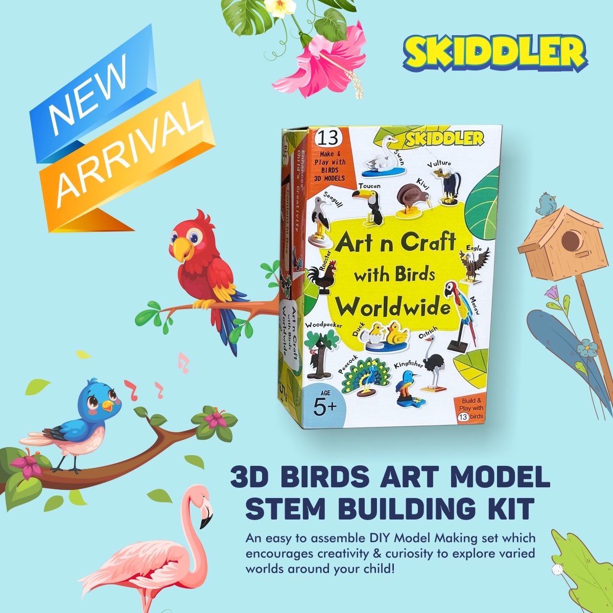 Art N Craft with Birds worldwide - Skiddler