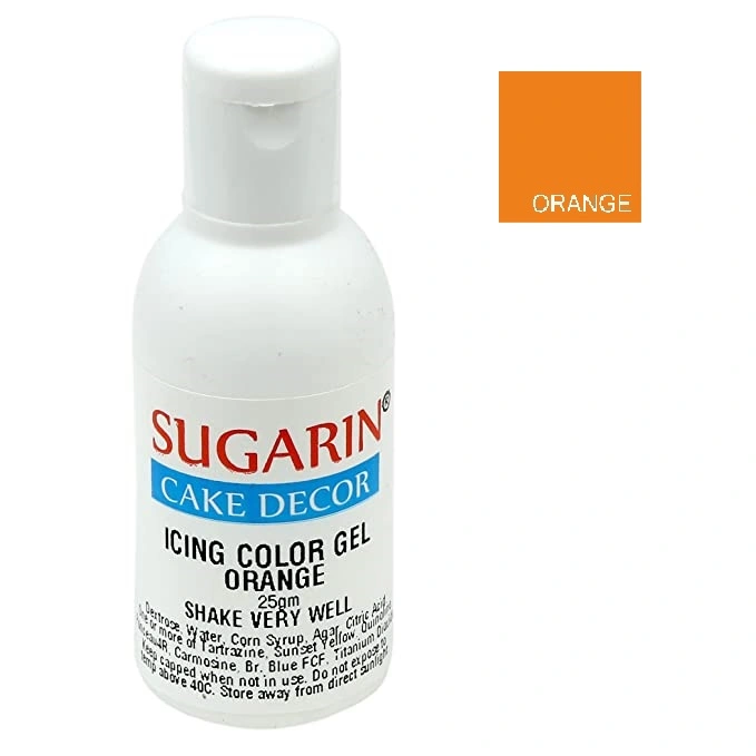 Sugarin orange icing gel color - Bake and Beyond