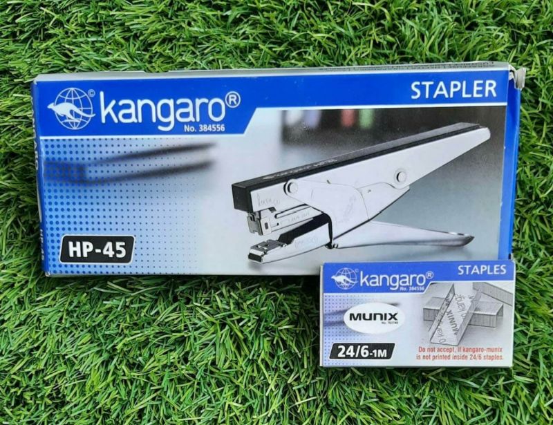 Kangaro HP-45 Stapler with 24/6 Staples – Durable & Easy Use