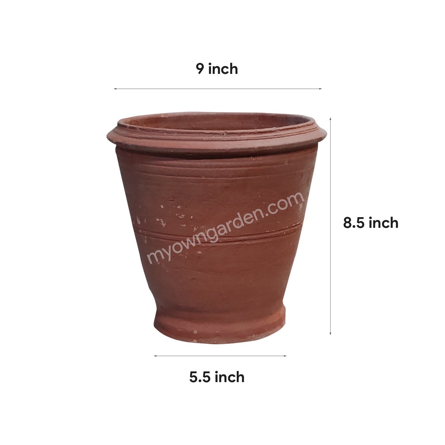 Mud Pot 9 Inch - Cone Shape - MyOwnGarden® Agri Products