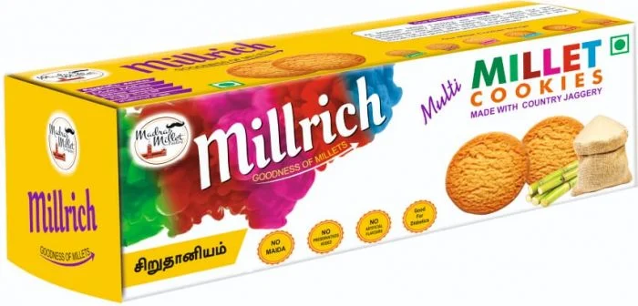 Buy Multi Millet Cookies (100 GM) - Healthy & Tasty
