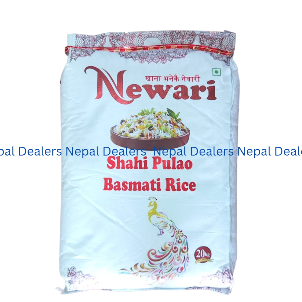 Newari Shahi Pulao Basmati Rice 20 Kg. - Nepal Dealers: Wholesale Only