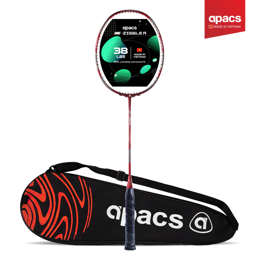 Apacs Z-Ziggler Badminton Racquet - (Red) - Warrior Sports (India)