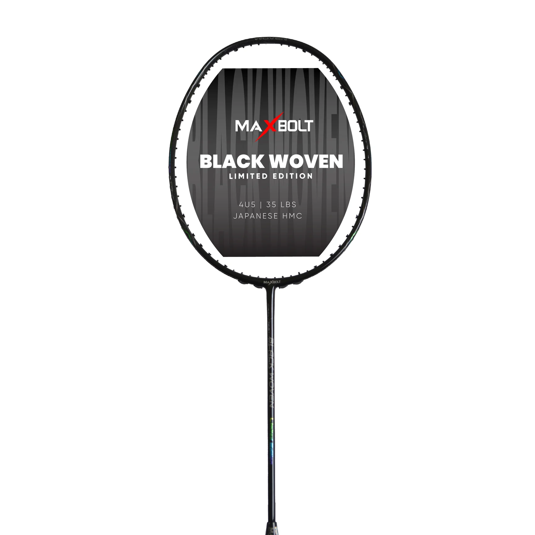 Maxbolt Black Woven Limited Edition Badminton Racquet (Black) - Warrior ...