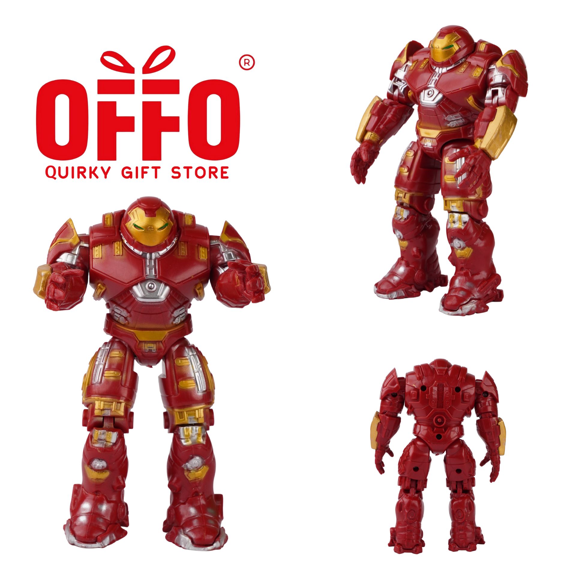 Marvel Avengers Ironman Hulk Buster Suit Adjustable Action Figure - WHOLESY