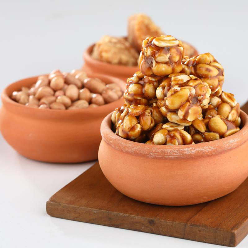 Delicious Peanut Chikki Balls - Traditional Indian Snack
