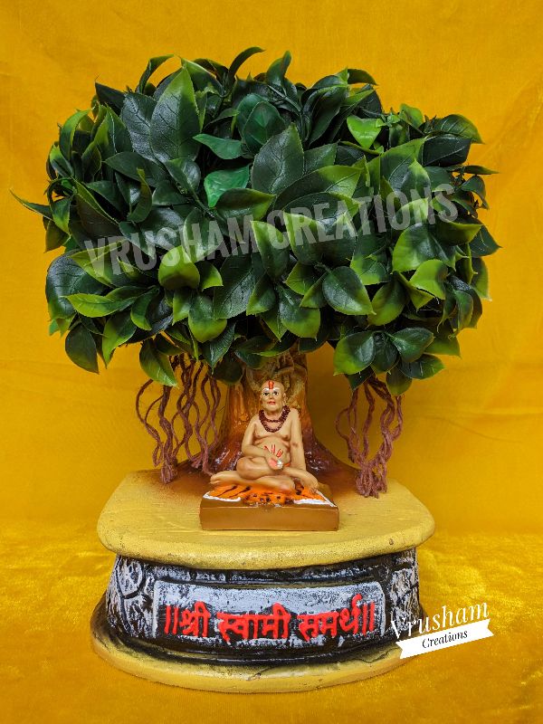 Shree Swami Samarth Murti 3 Inch in 1 Feet Tree