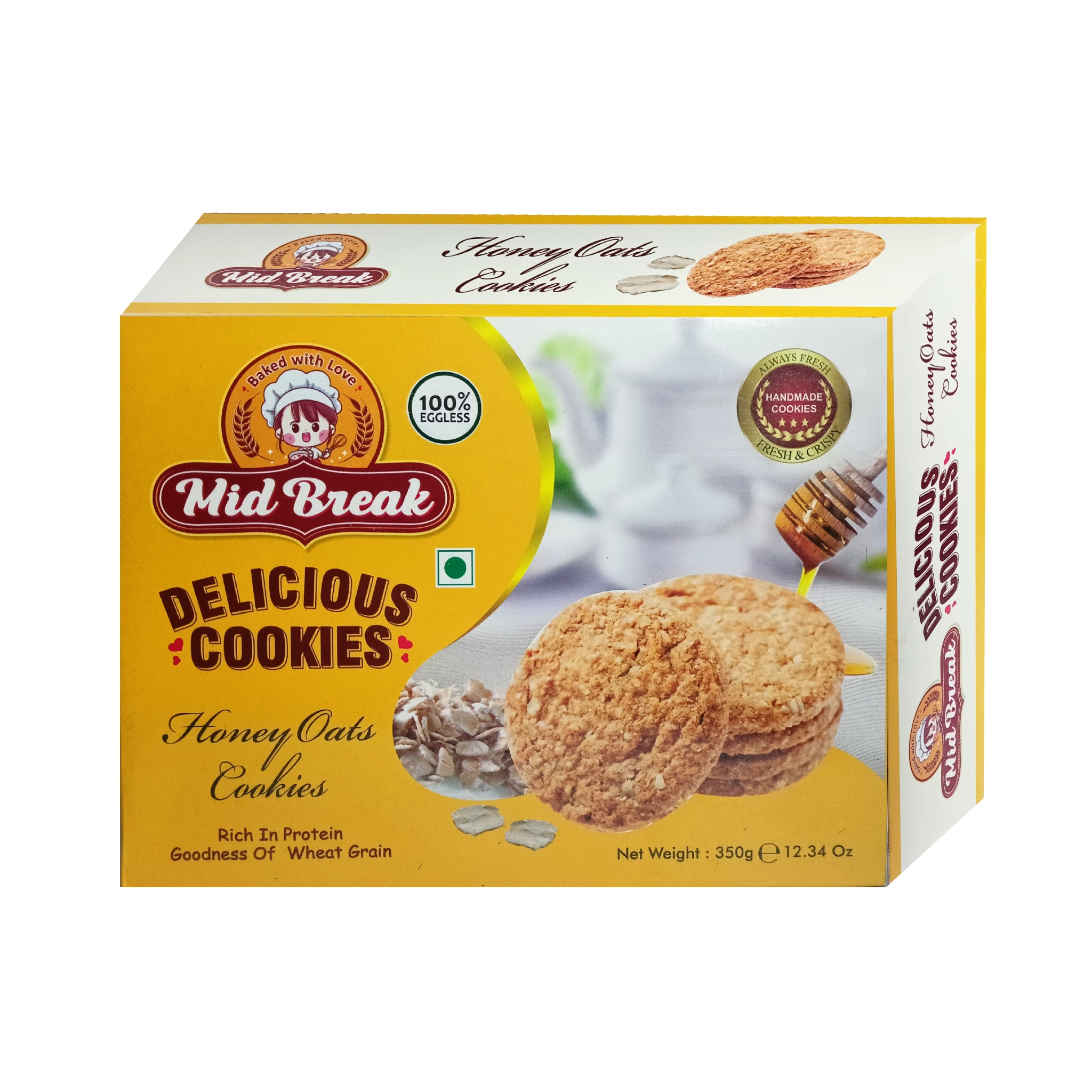 Premium Honey Oats Biscuits | Healthy & Delicious Snacks