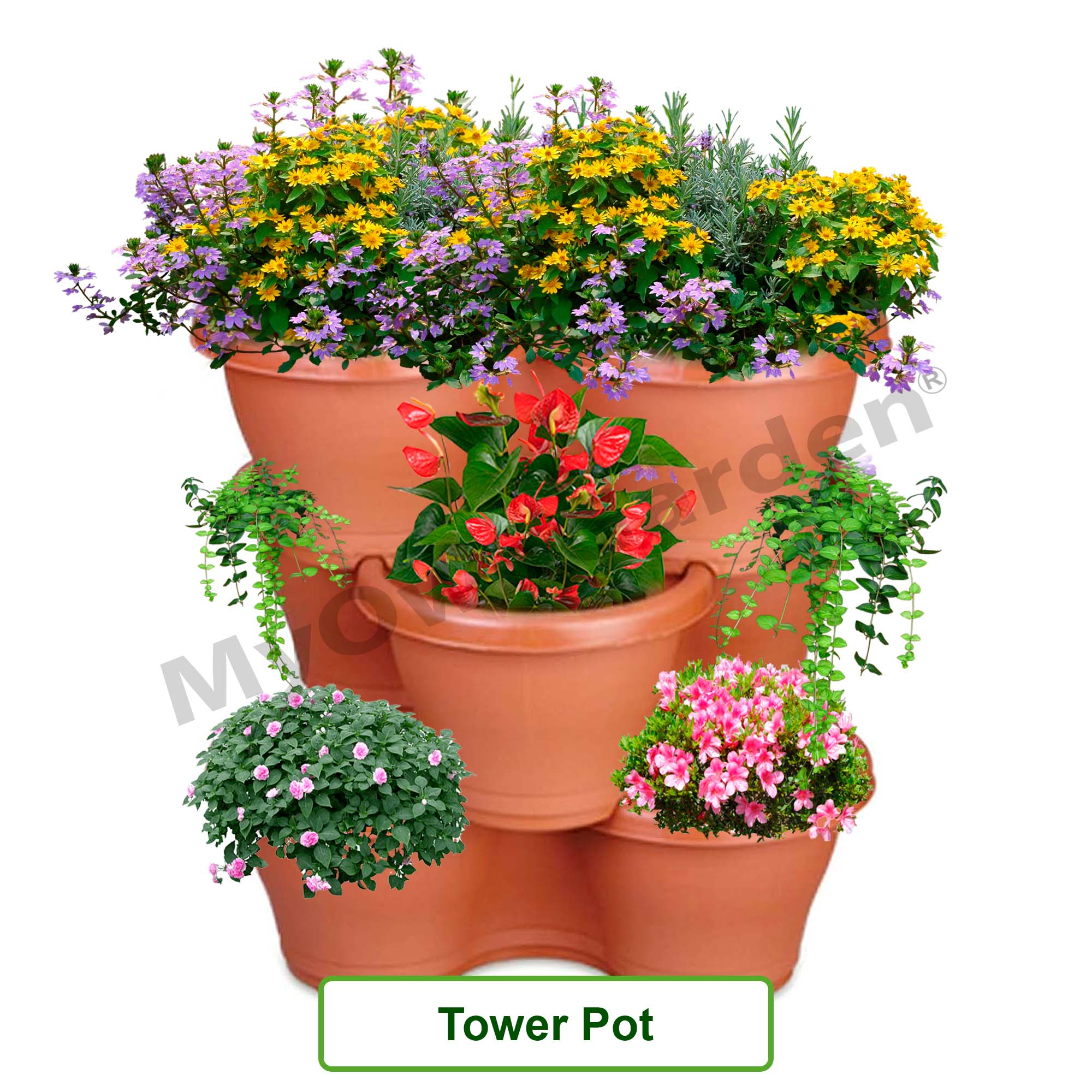 Buy MOG Tower Pot Online | MyOwnGarden Agri Products