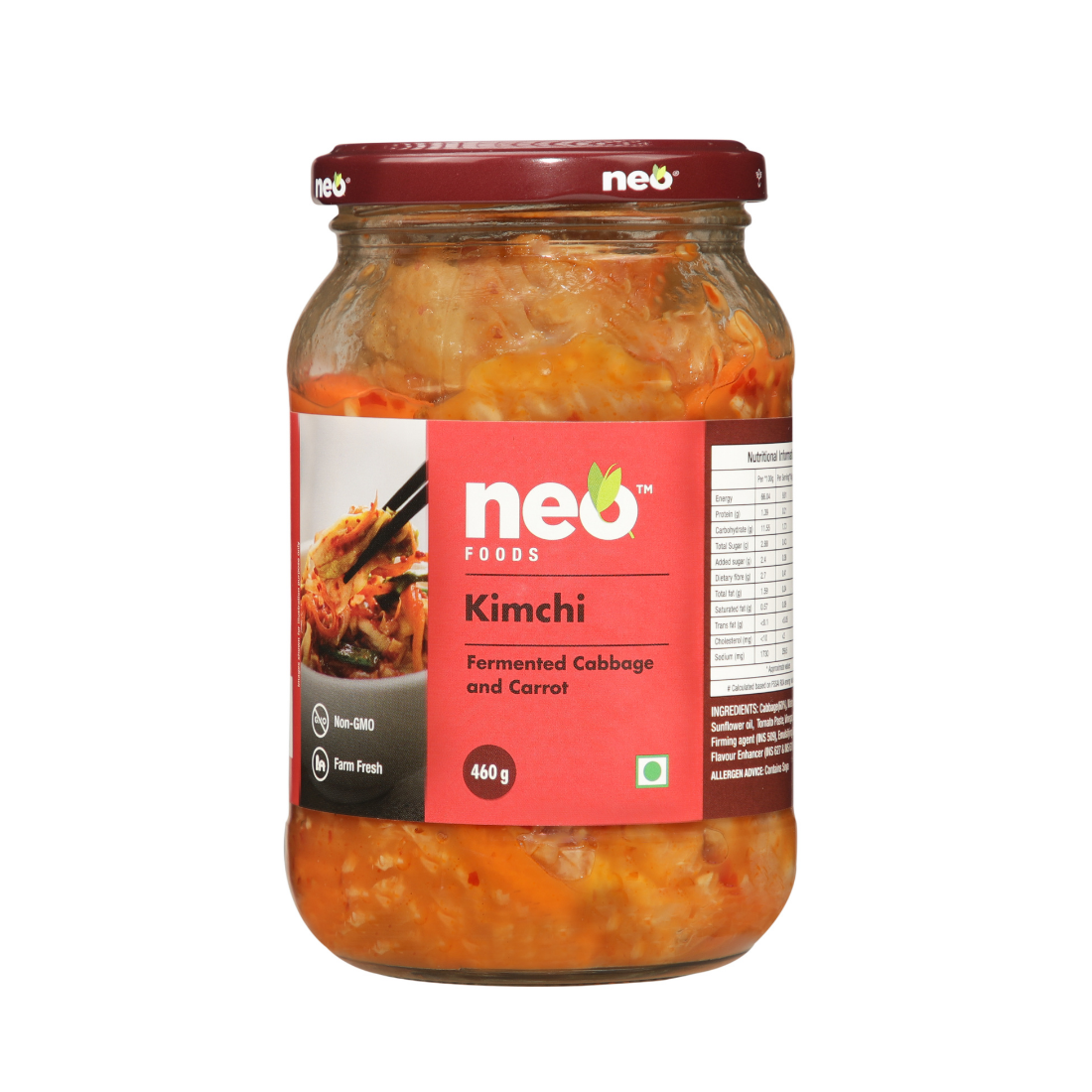 Neo Kimchi With Fermented Cabbage & Carrot 460g